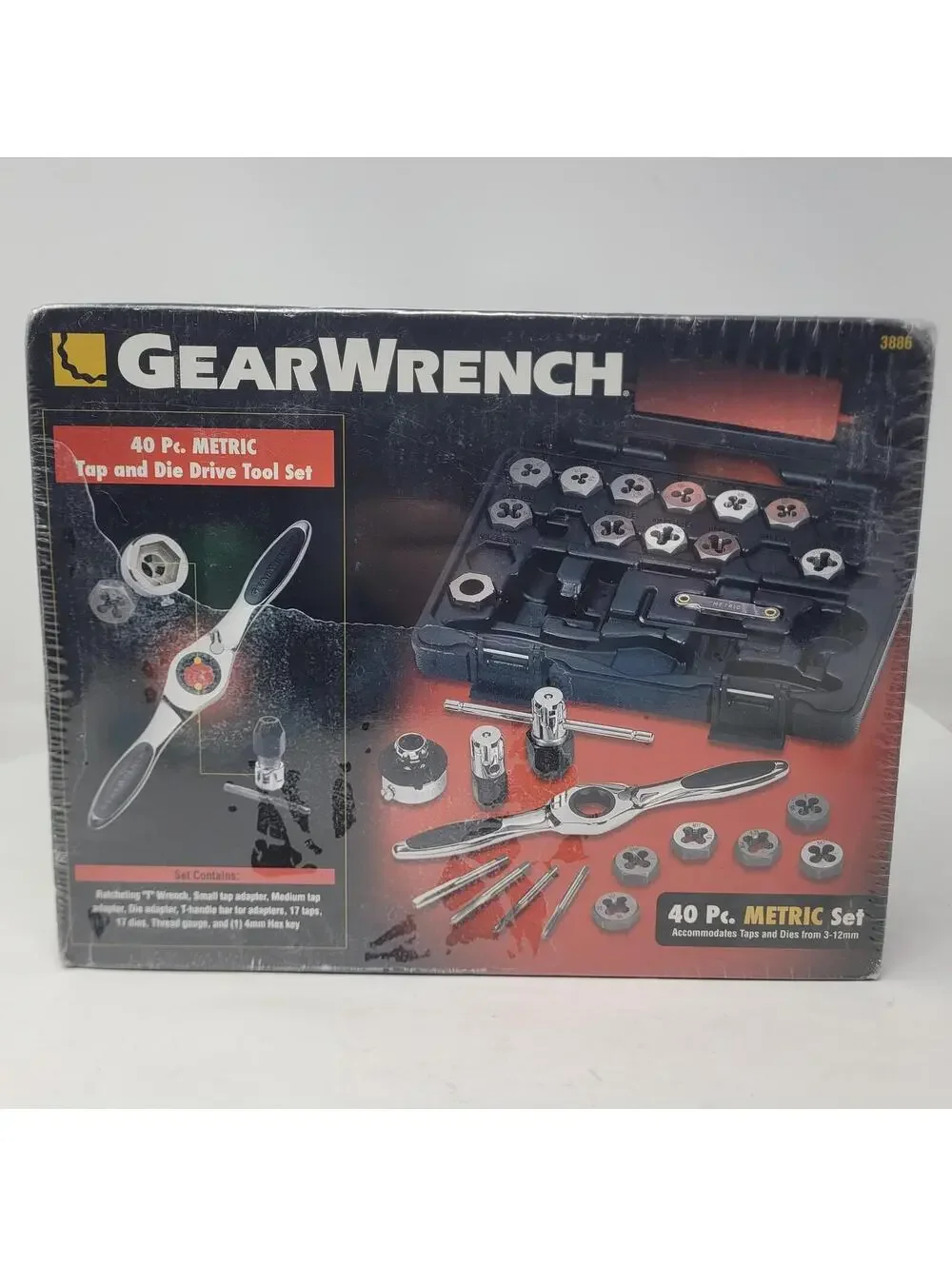 Other | Gearwrench 4 Pc Metric Tap And Die Drive Tool Set Ratcheting ...